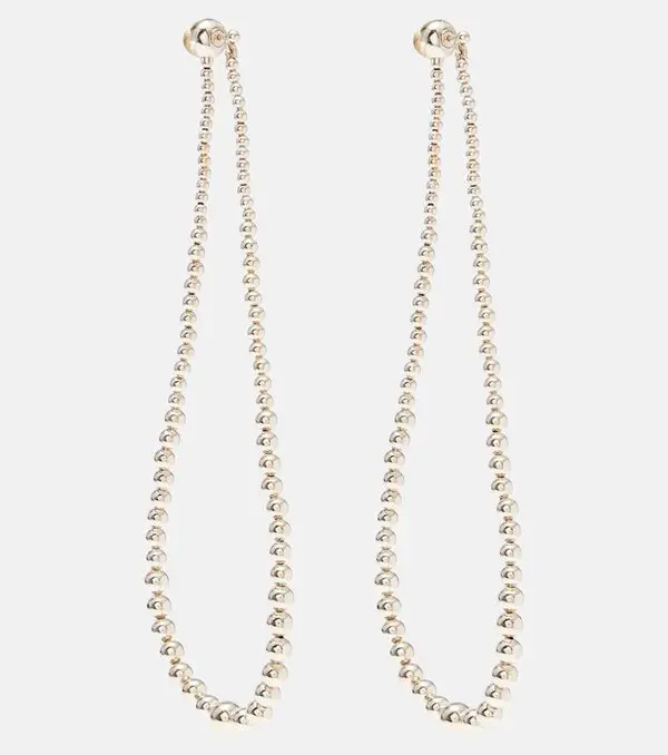Alaïa Beaded Drop Earrings - Gold