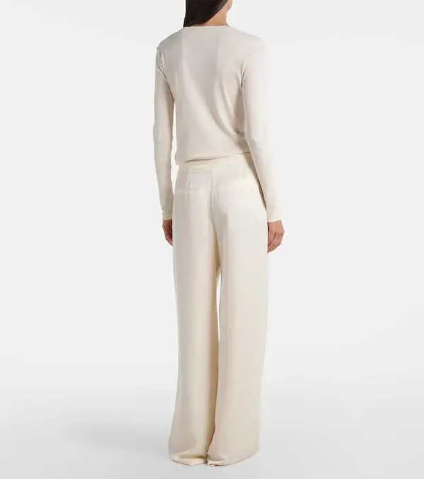RÓHE High-rise Wide-leg Pants