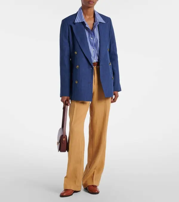 ralph lauren linen dress pants Gregory Hand-Tailored Linen Suit Trouser