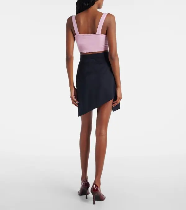 VIVIENNE WESTWOOD Bea Cotton And Cashmere Bra Top