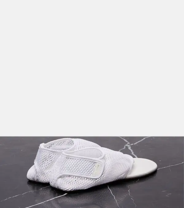 Alaïa Flex Mesh Thong Sandals - White
