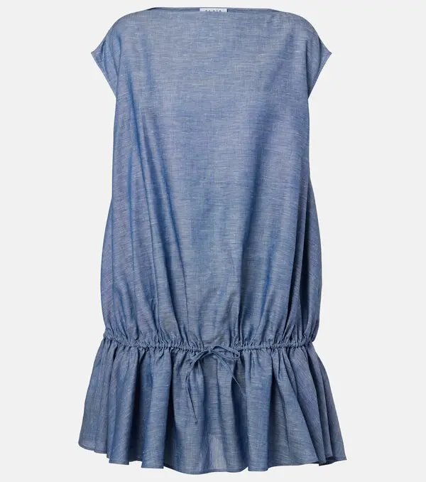 Alaïa Chambray Minidress