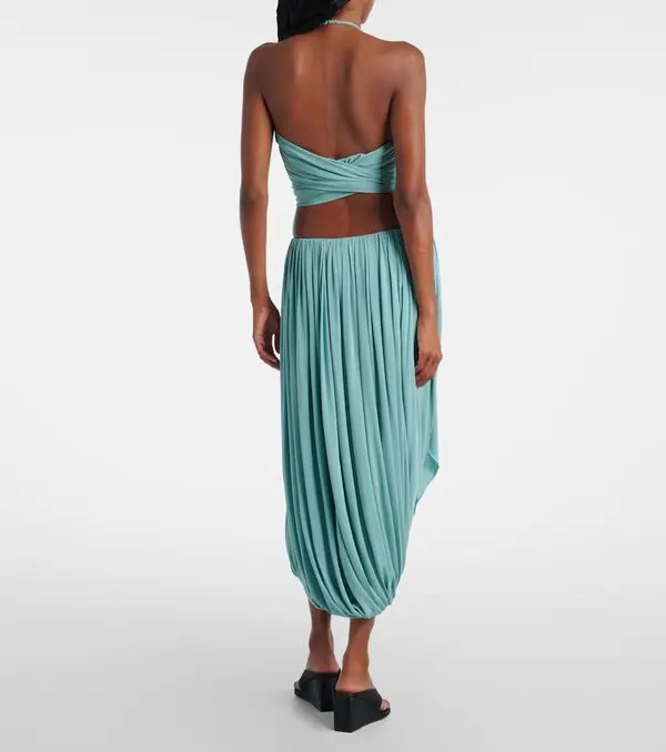 Alaïa Draped Halterneck Top