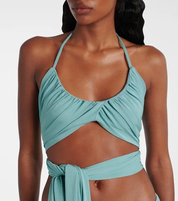 Alaïa Draped Halterneck Top
