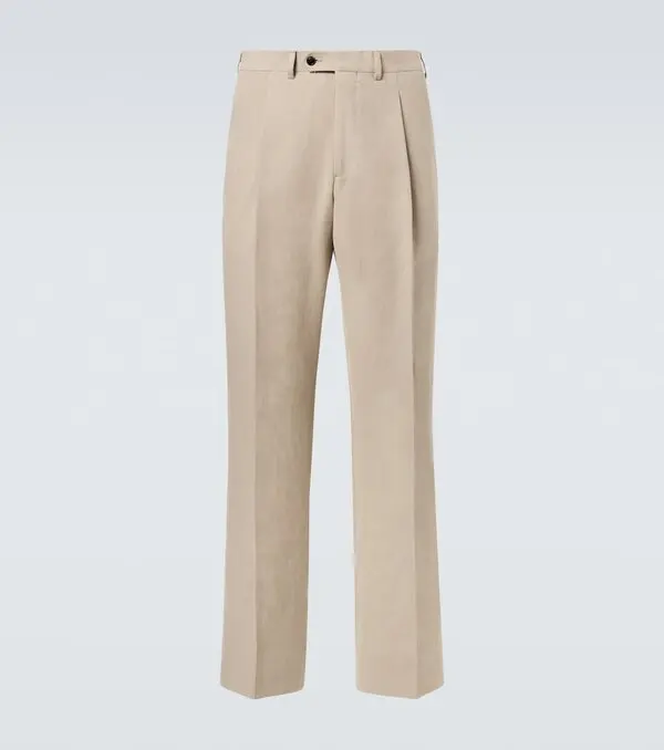 SAMAN AMEL Suit Pants - Beige