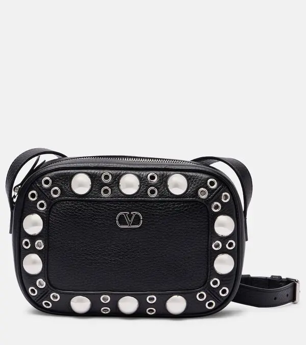 Valentino Garavani Nellcôte Leather Crossbody Bag