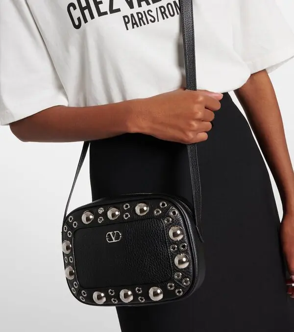 Valentino Garavani Nellcôte Leather Crossbody Bag