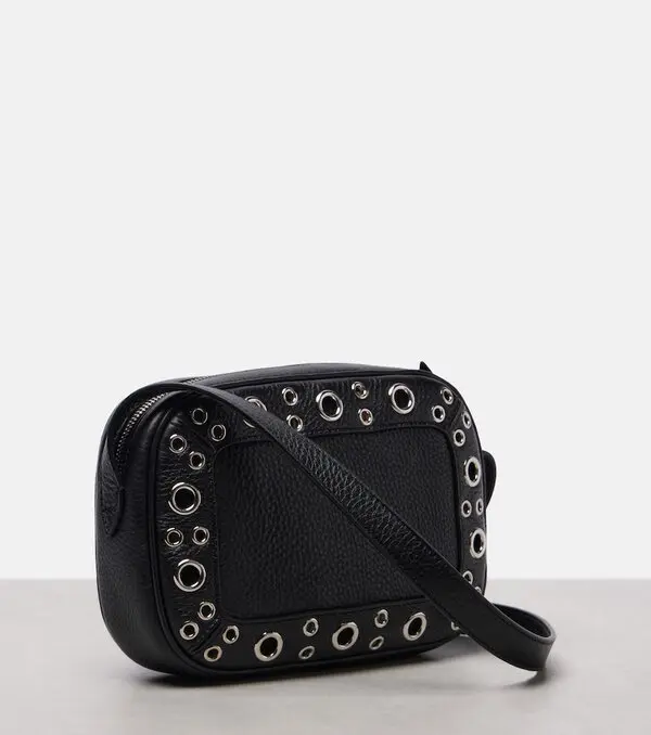 Valentino Garavani Nellcôte Leather Crossbody Bag - Black