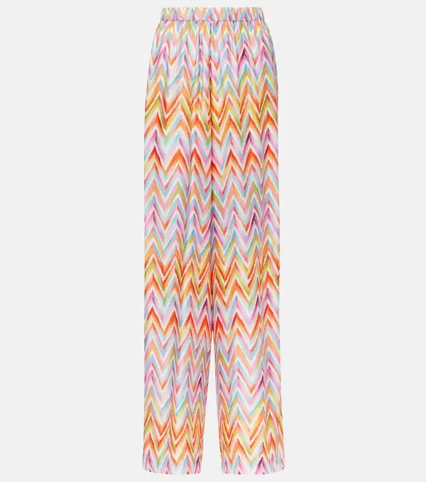 Missoni Zigzag Wide-leg Pants - Multicoloured