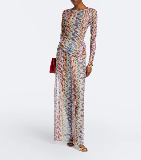Missoni Zigzag Wide-leg Pants