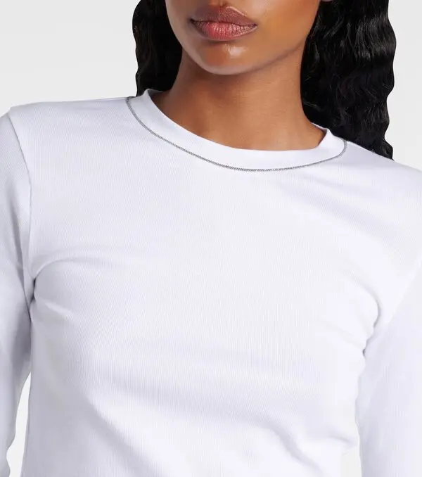 Brunello Cucinelli Cotton-blend Top
