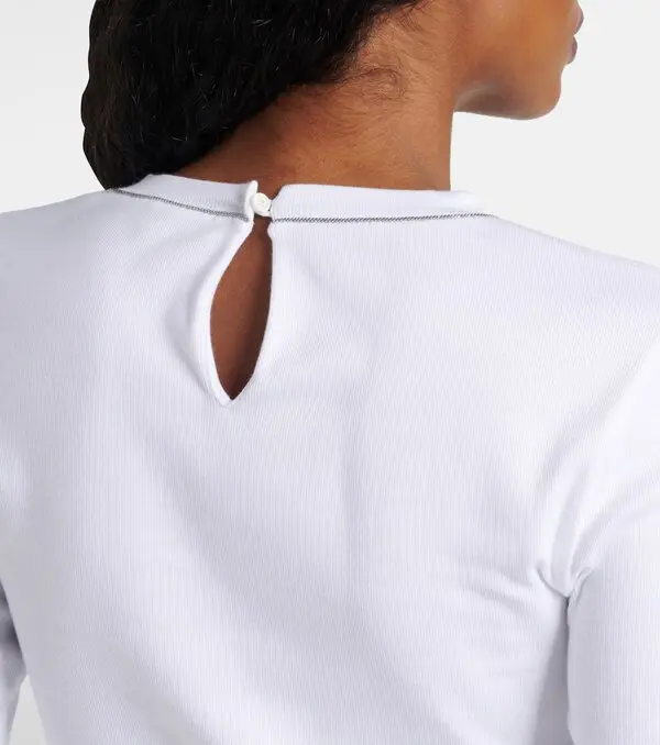Brunello Cucinelli Cotton-blend Top