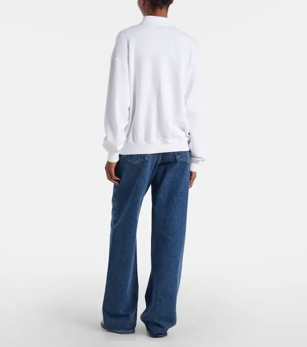 Polo Ralph Lauren Cotton-blend Polo Sweater - White