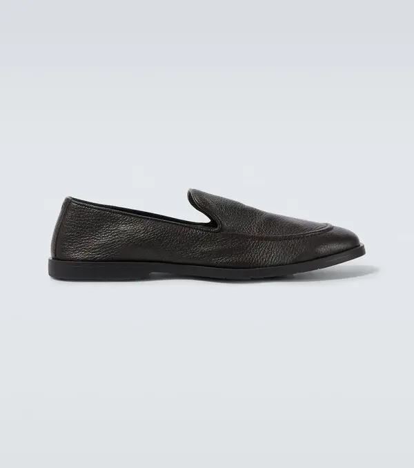 George Cleverley Cornwall Leather Loafers - Brown