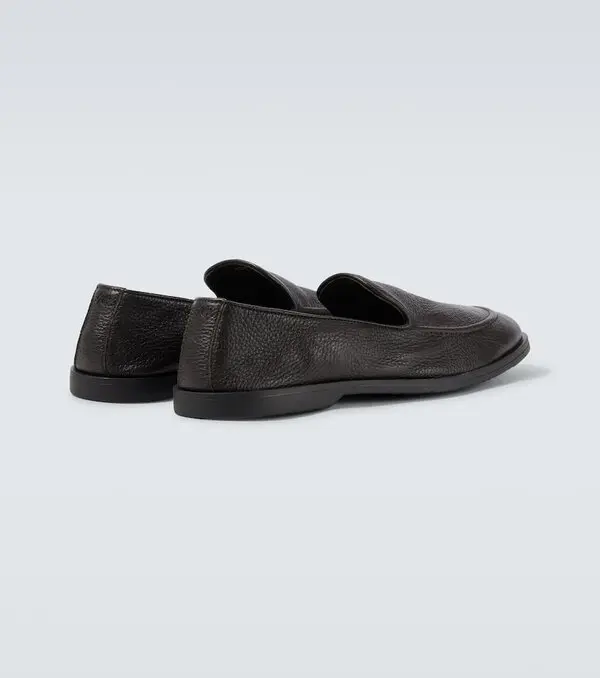 George Cleverley Cornwall Leather Loafers - Brown