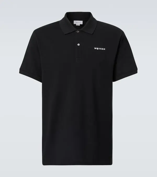Alexander McQueen Logo Cotton Polo Shirt