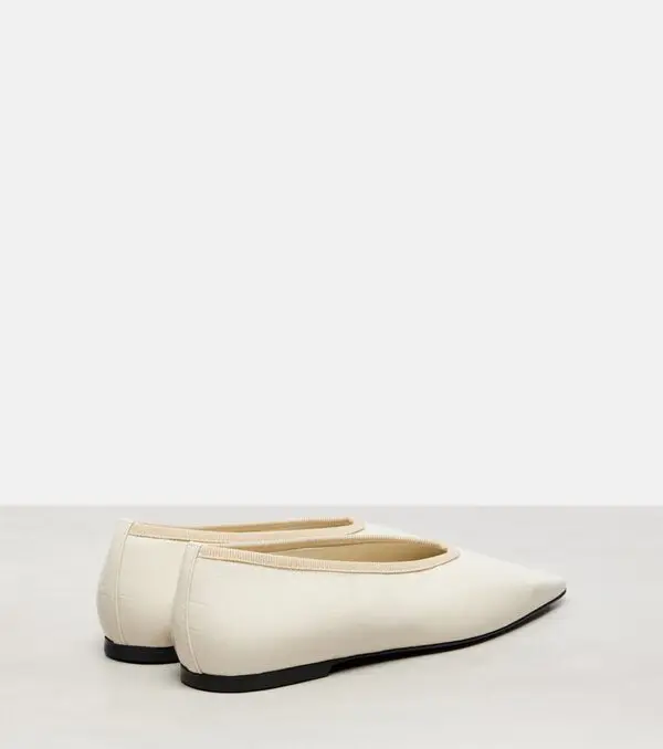 TOTEME Patent Leather Ballerina Flats