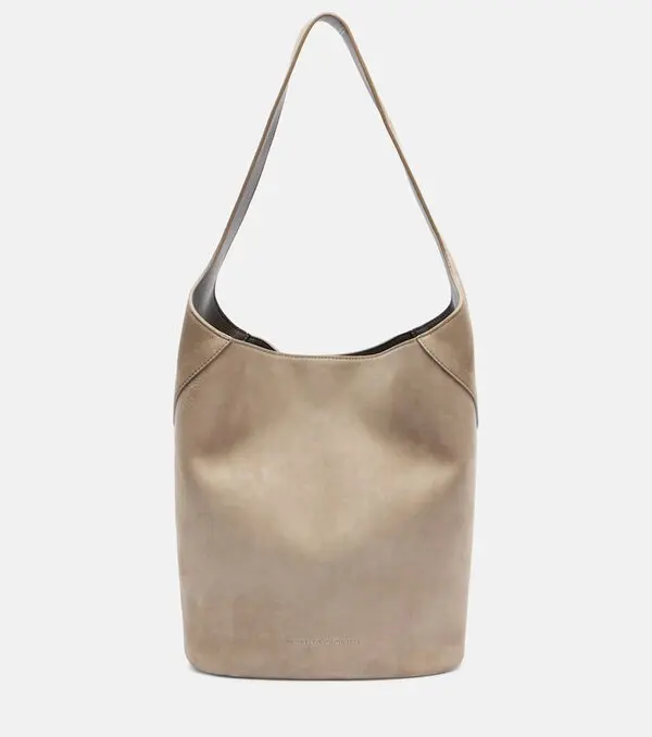 Brunello Cucinelli Large Suede Bucket Bag