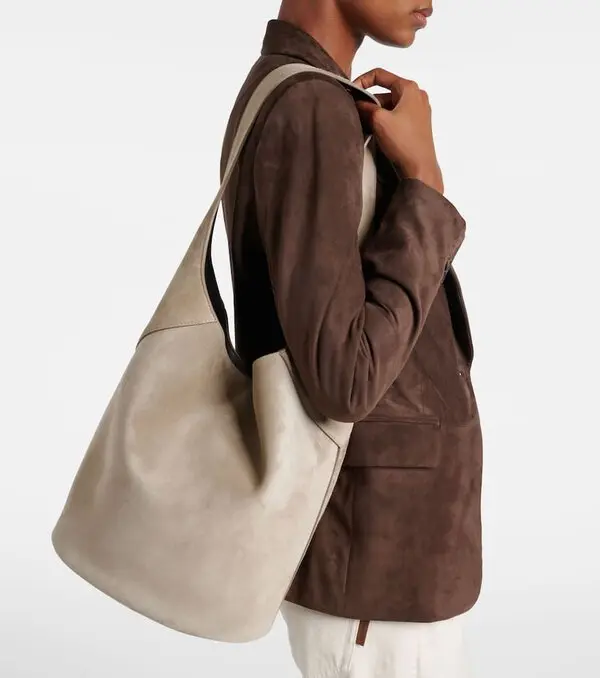 Brunello Cucinelli Large Suede Bucket Bag