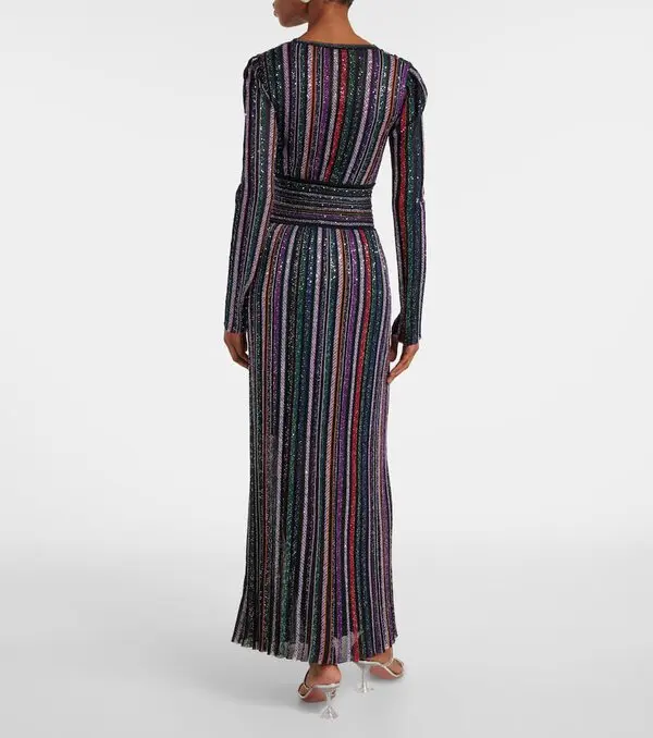 Missoni Sequined Striped Gown