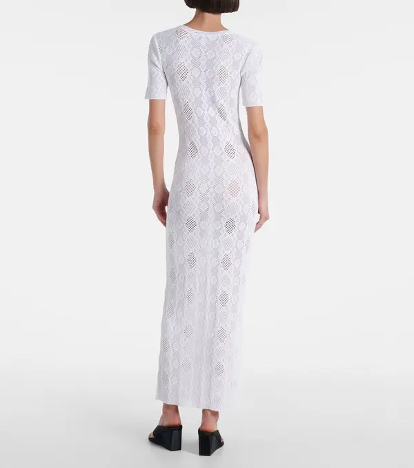 Alaïa Lace Midi Dress