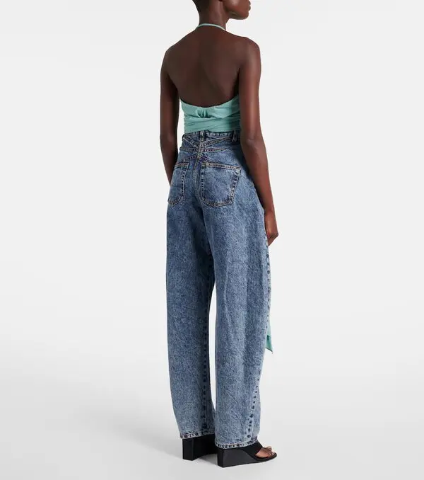 Alaïa Draped Halterneck Top