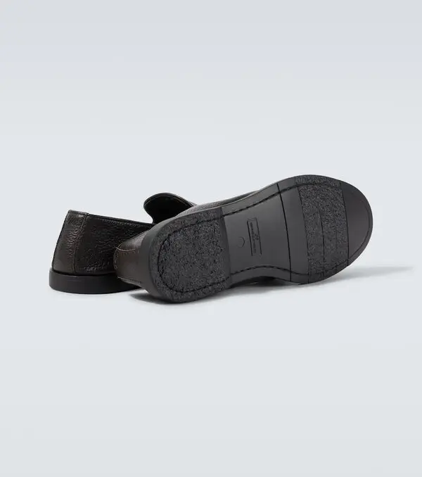 George Cleverley Cornwall Leather Loafers - Brown