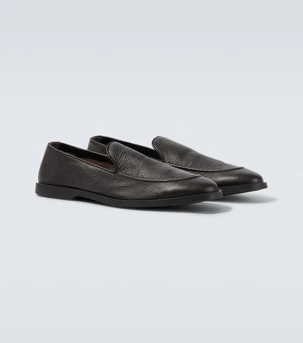 George Cleverley Cornwall Leather Loafers - Brown