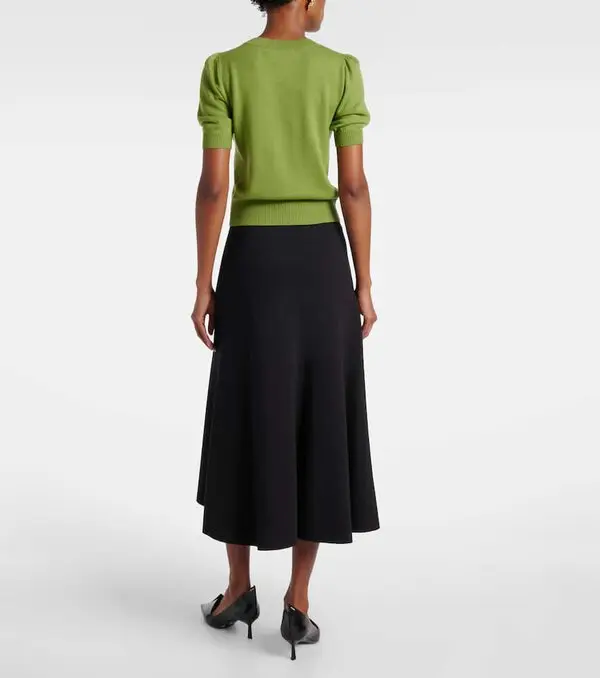 Oscar De La Renta Virgin Wool Crewneck Sweater