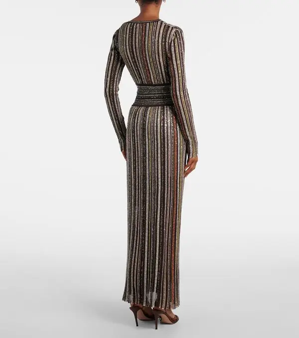 Missoni Sequined Striped Gown