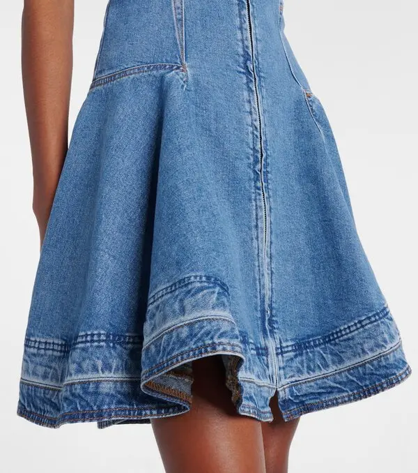 Simkhai Eleodra Denim Minidress