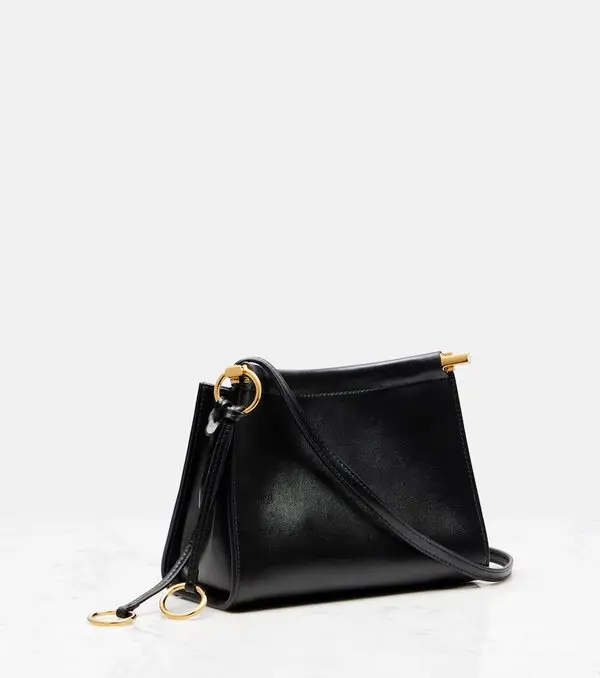 Alaïa Le Click Small Leather Shoulder Bag - Black