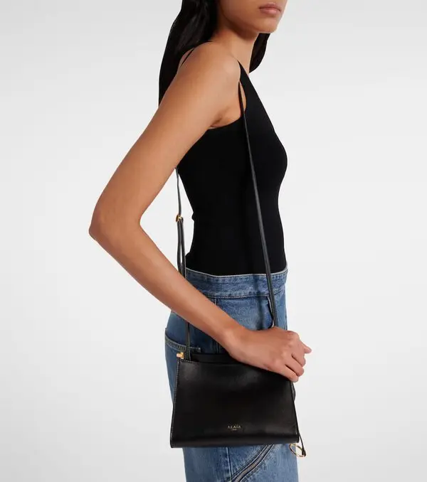 Alaïa Le Click Small Leather Shoulder Bag - Black