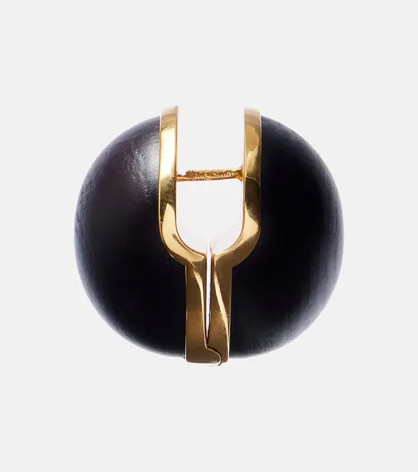Alaïa Sphere Wood Earrings