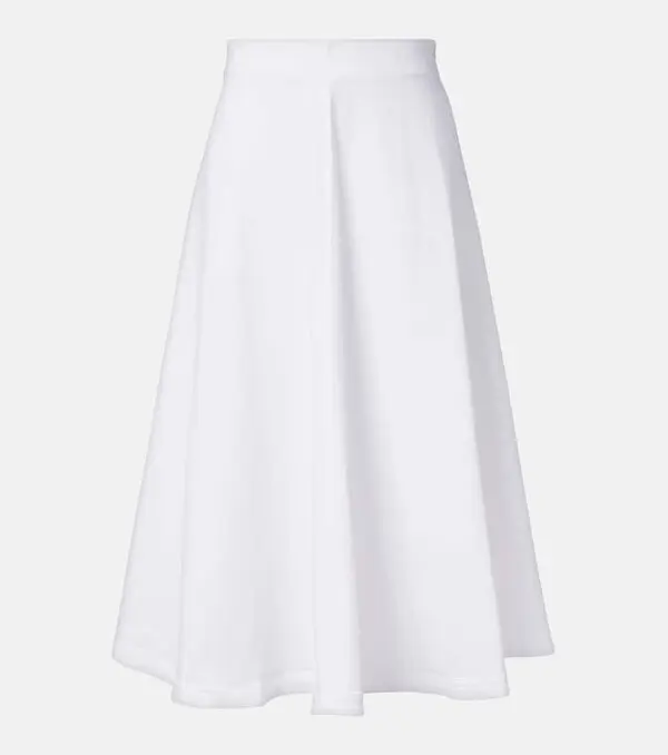 Altuzarra Varda Cotton-blend Midi Skirt