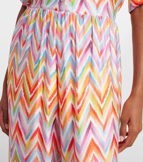 Missoni Zigzag Wide-leg Pants