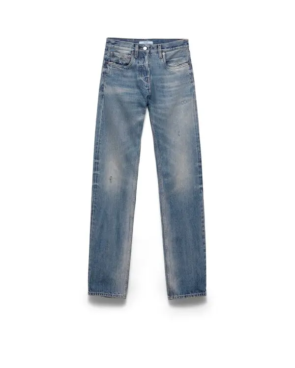 Prada Tapered Denim Jeans - Blue
