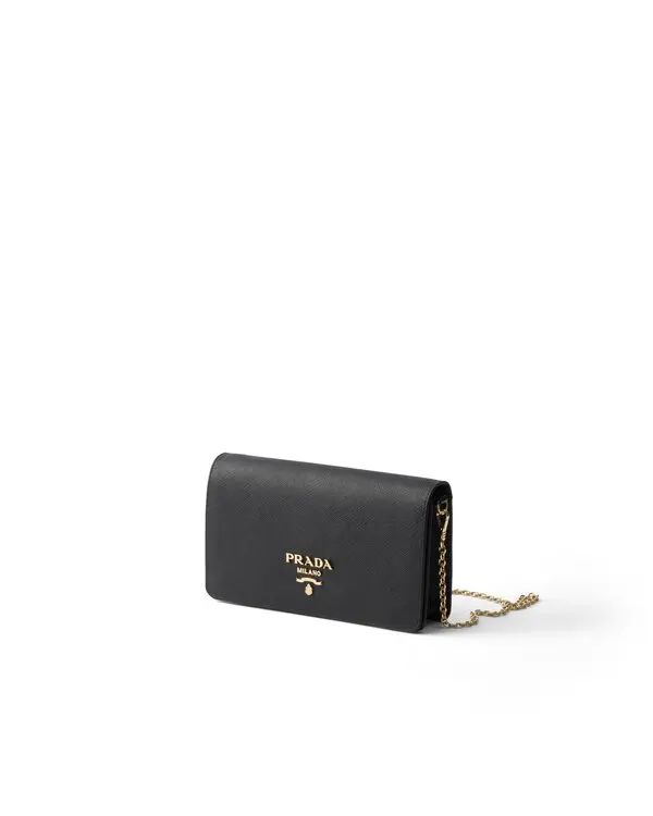 Prada Saffiano Leather Mini Bag - Black