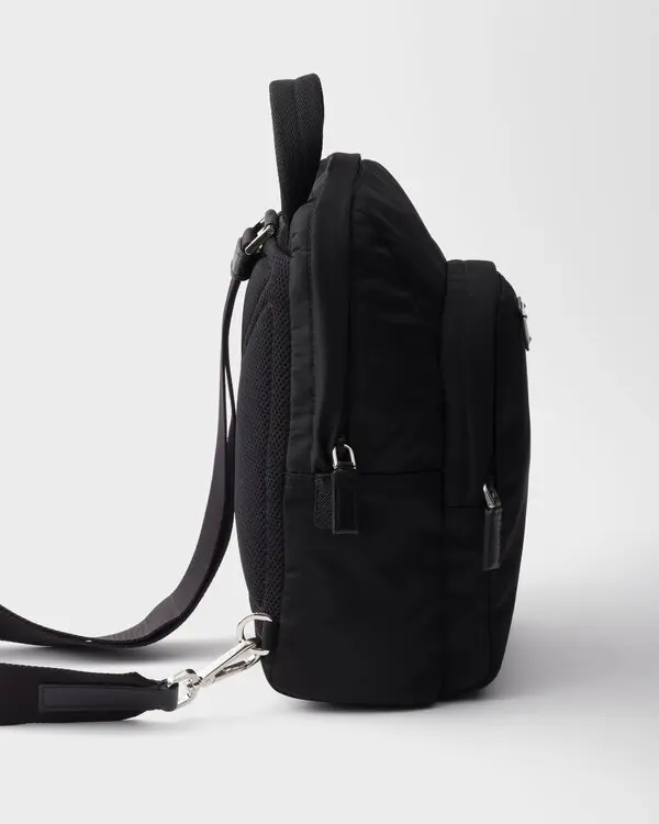Prada Re-nylon And Saffiano Leather Backpack
