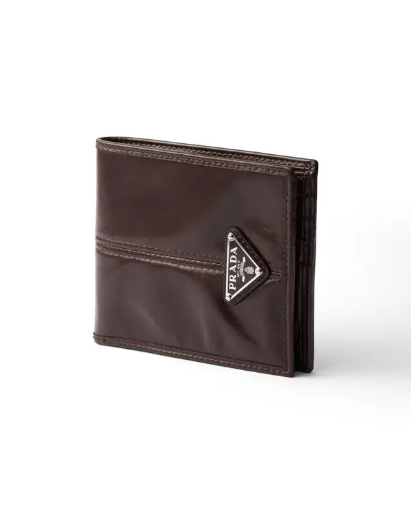 Prada Leather Wallet - Brown
