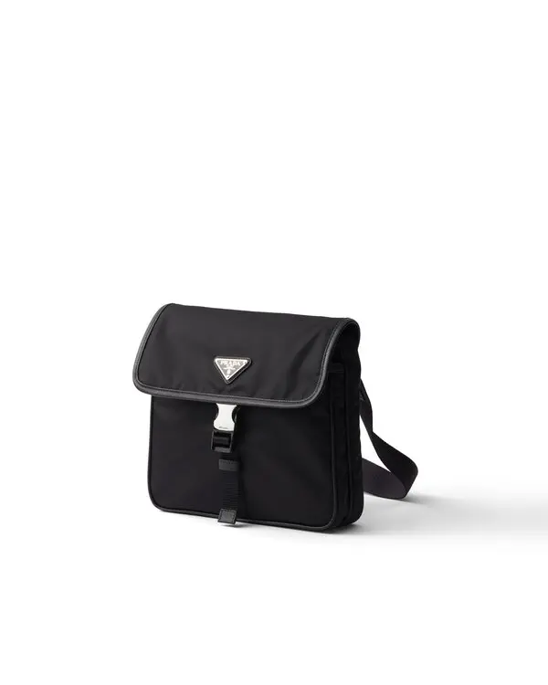 Prada Re-nylon And Saffiano Leather Shoulder Bag