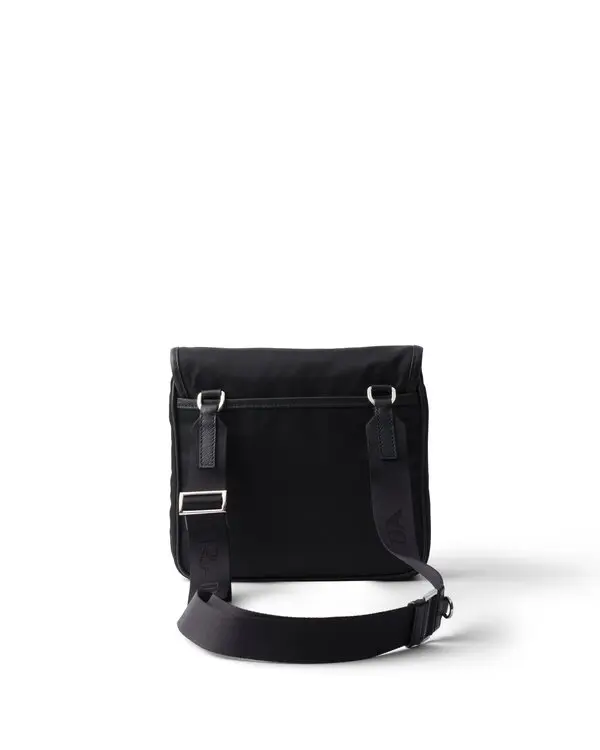 Prada Re-nylon And Saffiano Leather Shoulder Bag