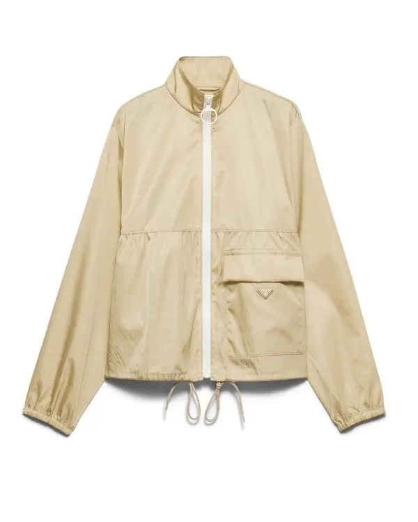 Prada Re-nylon Blouson Jacket - Neutral