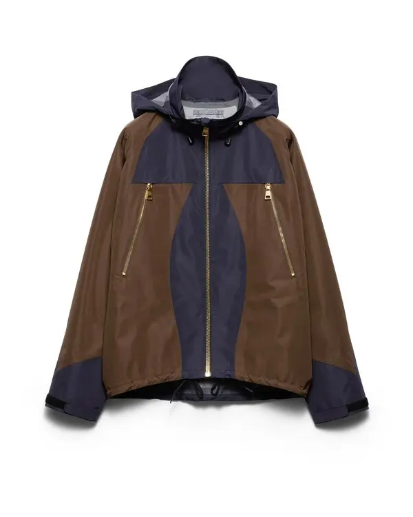 Prada Technical Fabric Blouson Jacket - Blue