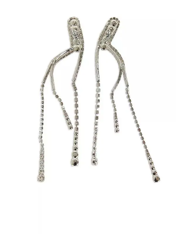HELENE ZUBELDIA Crystal-embellished Drop Earrings