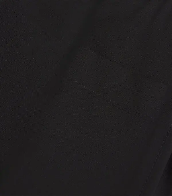 Barena Venezia Virgin Wool Drawstring Trousers - Black