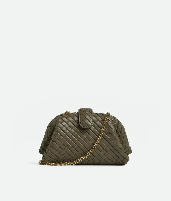 Bottega Veneta Small Lauren 1980 Clutch - Cypress