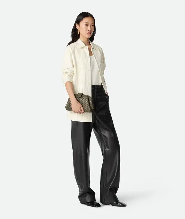 Bottega Veneta Small Lauren 1980 Clutch - Cypress