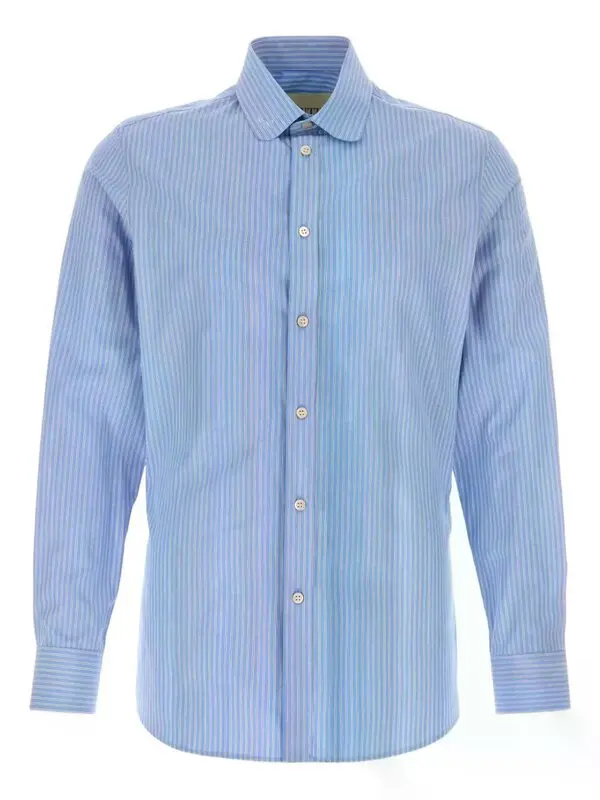 Valentino Garavani Striped Button-down Shirt - Blue