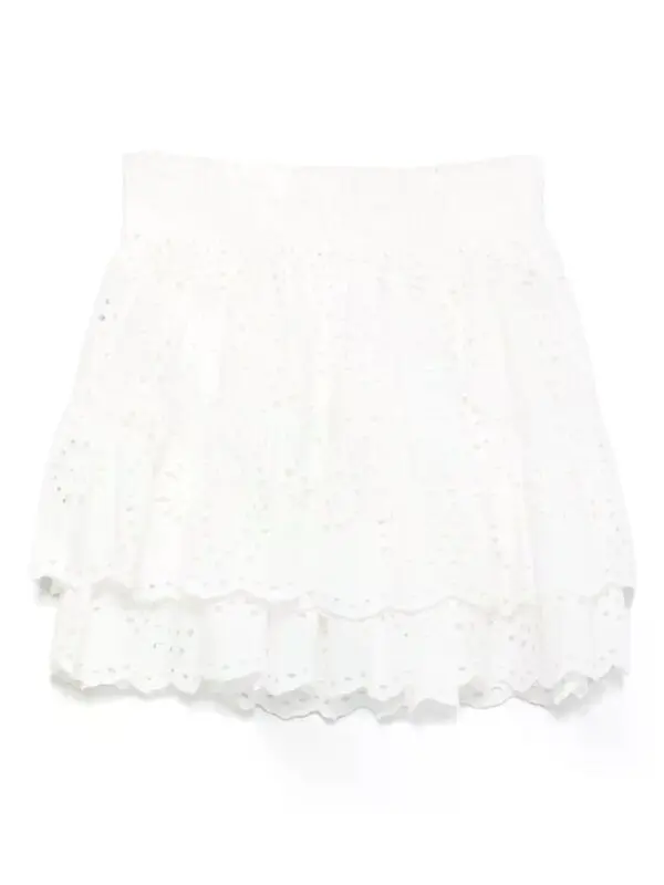 MC2 SAINT BARTH Cotton Skirt - White